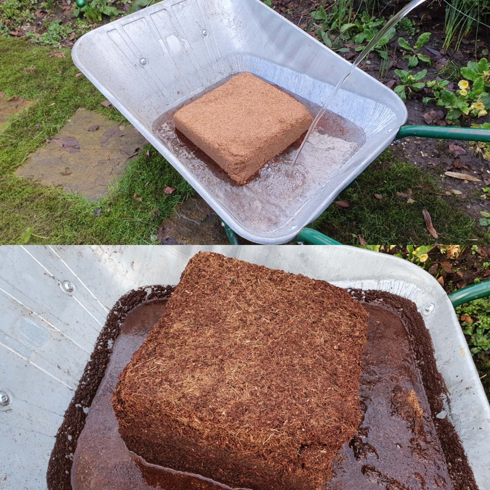 Coco Coir Block | 5Kg / 75L | Compressed peat free soil - e-Pots