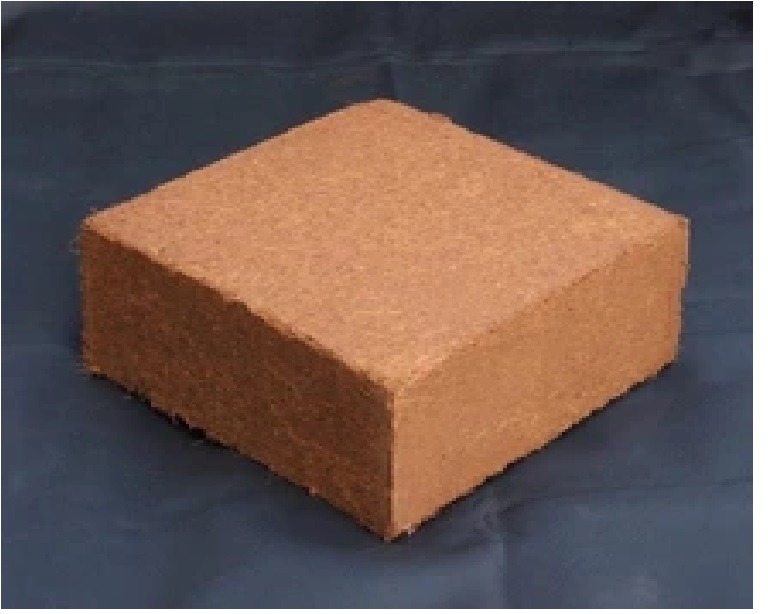 Coco Coir Block | 5Kg / 75L | Compressed peat free soil - e-Pots