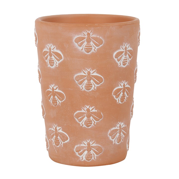 Bee Terracotta Plant Pot - Buzzing Style for Indoors - e-Pots
